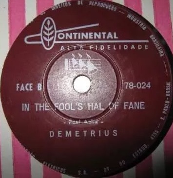 Brazilian Rock 1957 - 1964: DEMETRIUS
