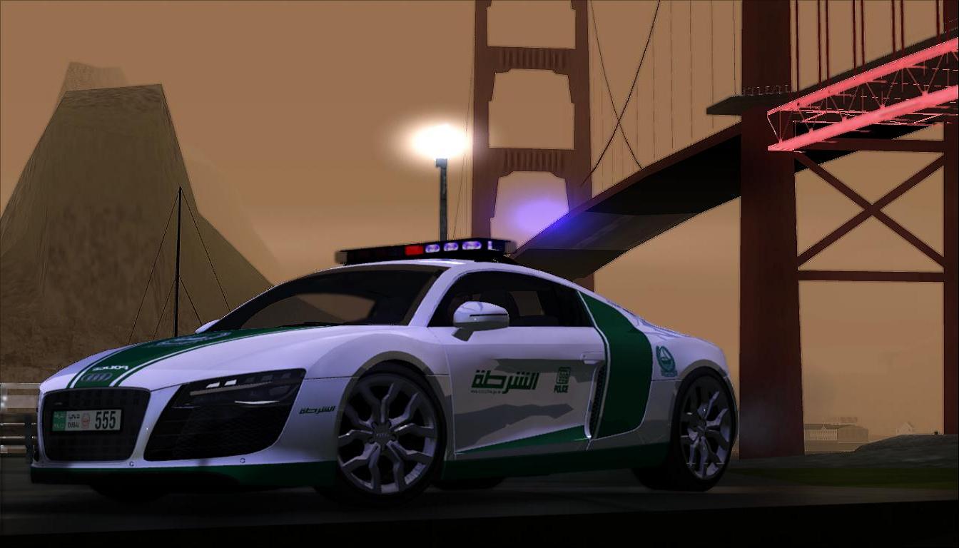 POPO-SPOT: 【REL】2014 Audi R8 V8 FSI Dubai Police【ELM】