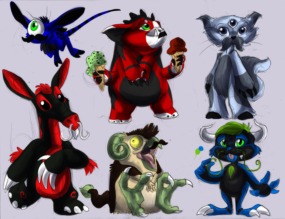 A Feather of Lead: monsters