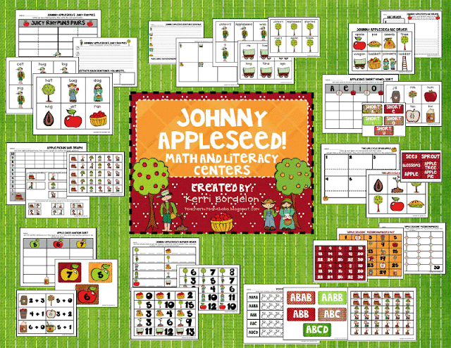 Blog Hoppin': Johnny Appleseed Art Project Goodness!!