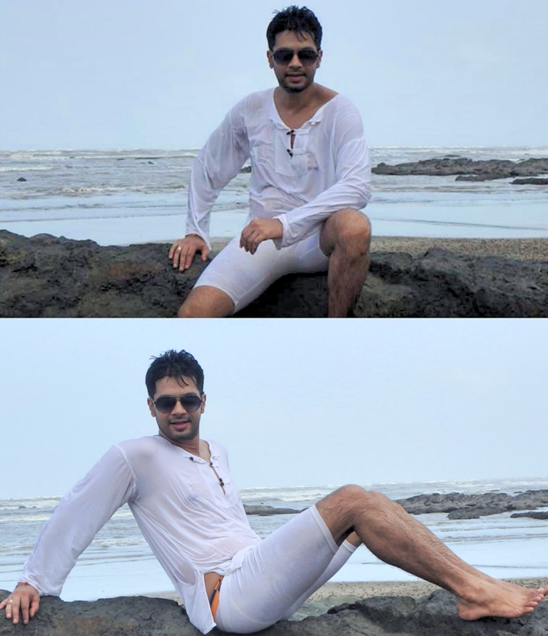 Desi Mard: Wet & White # 6