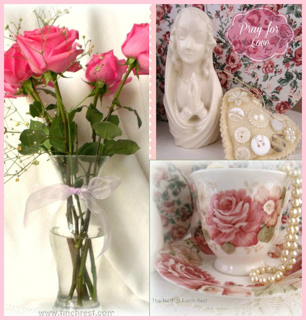 The Nest at Finch Rest: Pink Roses Madonna & Teacup