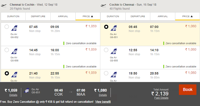 Fly to Kerala for price of bus ticket-GoAir Deal! | Berita Malaysia ...