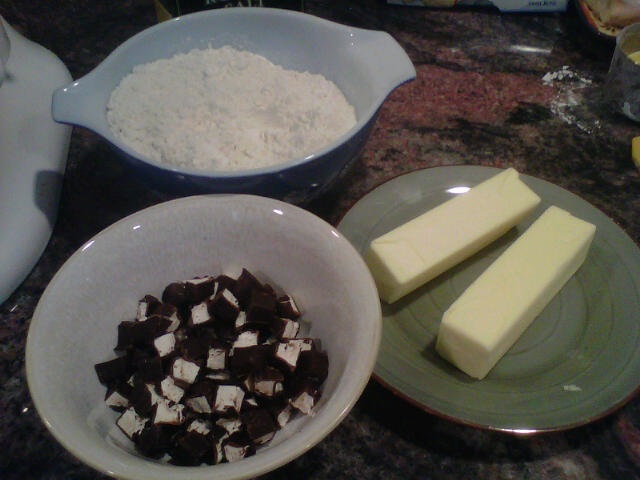 The Cooking Writer's Block: Dark Chocolate Mint Three Musketeers Cookies