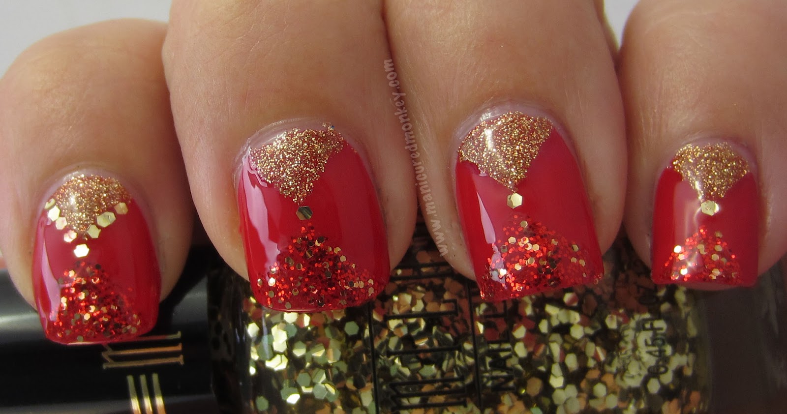 The Manicured Monkey: Hourglass Inspired Mani