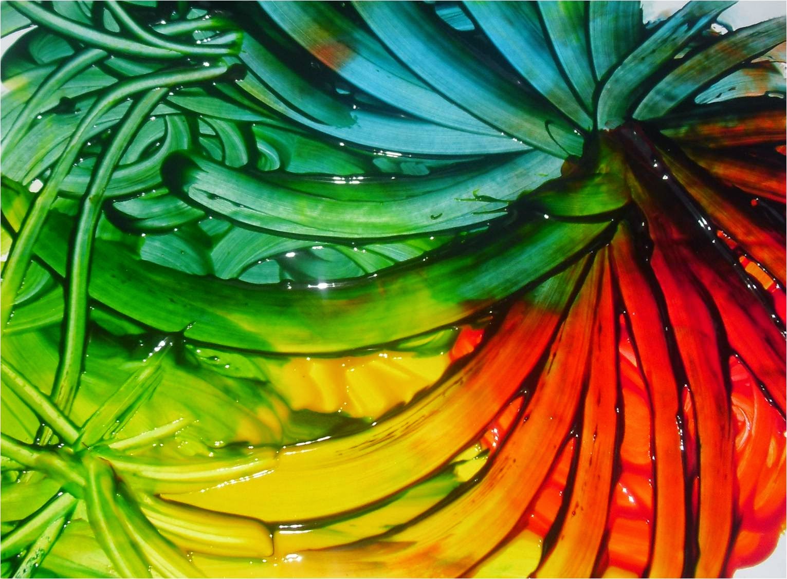 Terindah Finger Painting Gambar Bunga