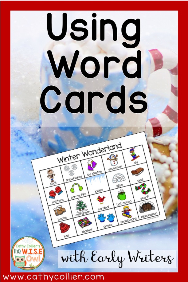 Using Vocabulary Word Cards with Early Writers to Inspire Writing | The ...
