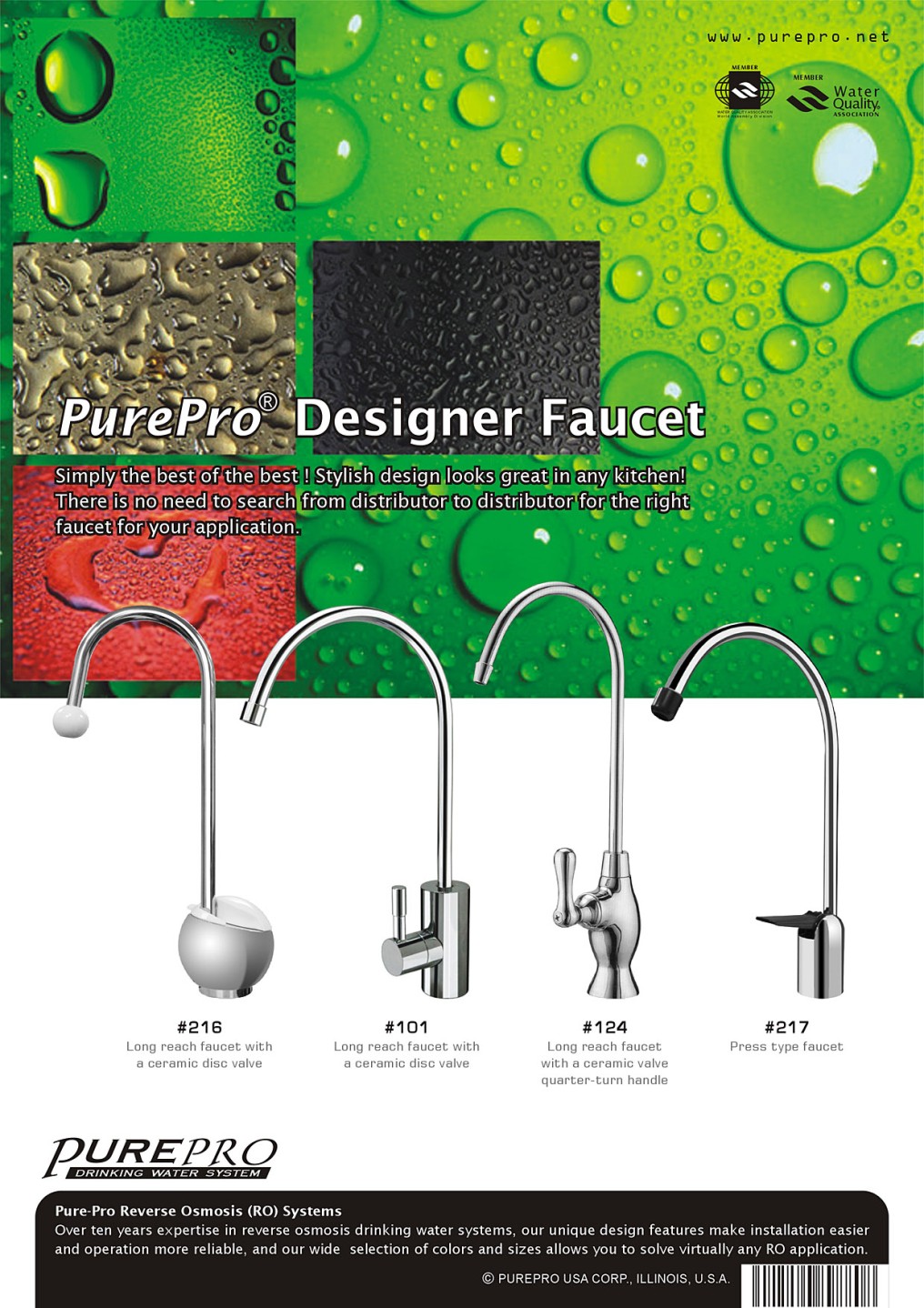PurePro® Luxury RO Drinking Faucet - Part No. 181