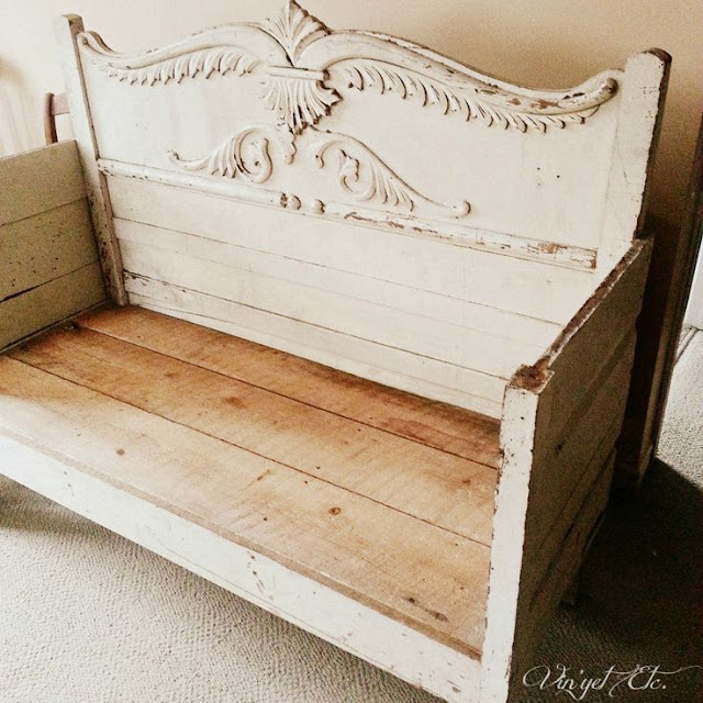 style to move blog: Very Cool DIY - A Headboard Bench