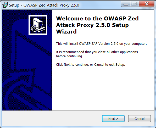 SECURITY: [Web] OWASP ZAP(Zed Attack Proxy) install