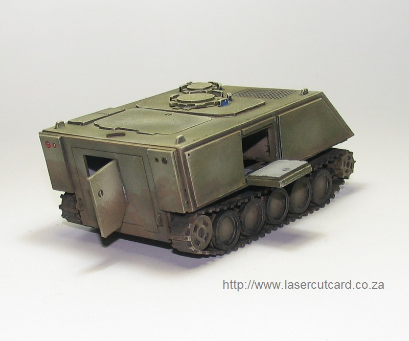 Leave no mini unpainted: Cardboard tank - M113 APC