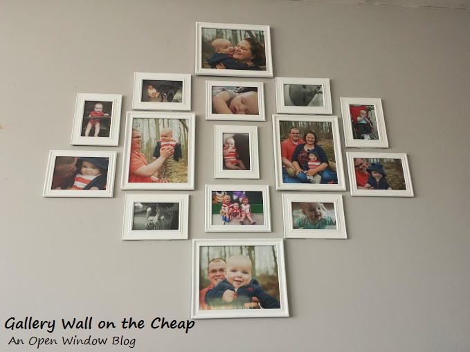 An Open Window: Gallery Wall on the Cheap