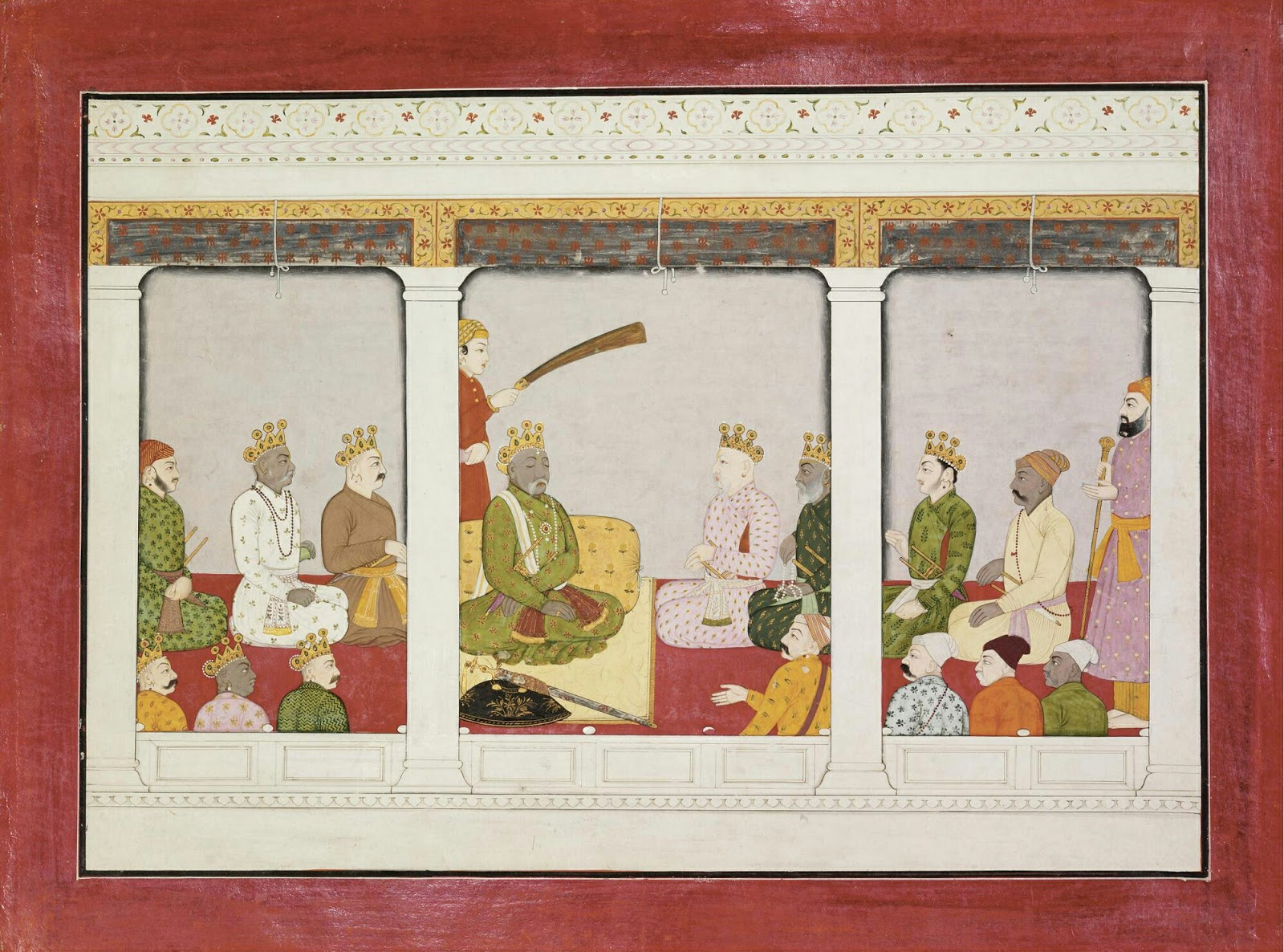 Atelier of india: Fattu and His large Guler Basohli Bhagavata purana