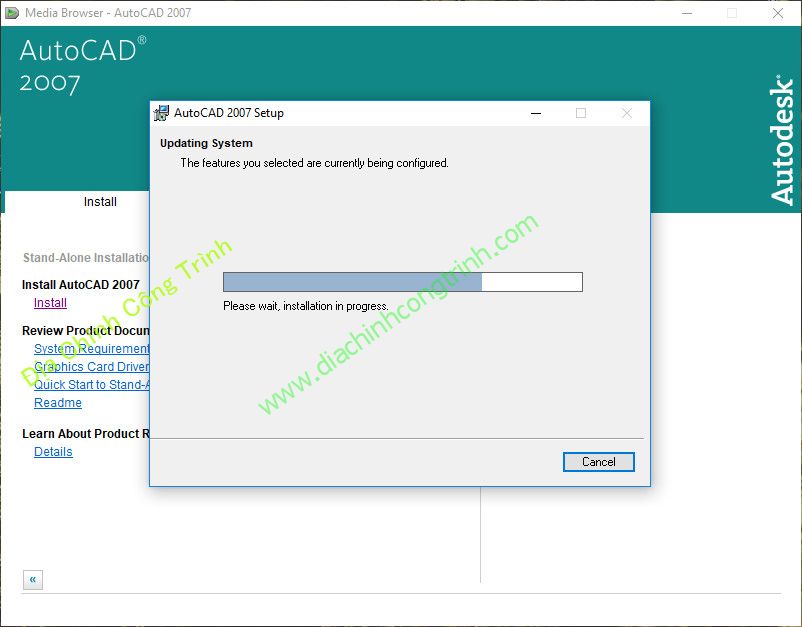 Download Autocad 2007 full và hướng dẫn cài đặt