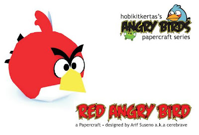 Angry Birds Papercraft Red | Papercraft Paradise | PaperCrafts | Paper ...