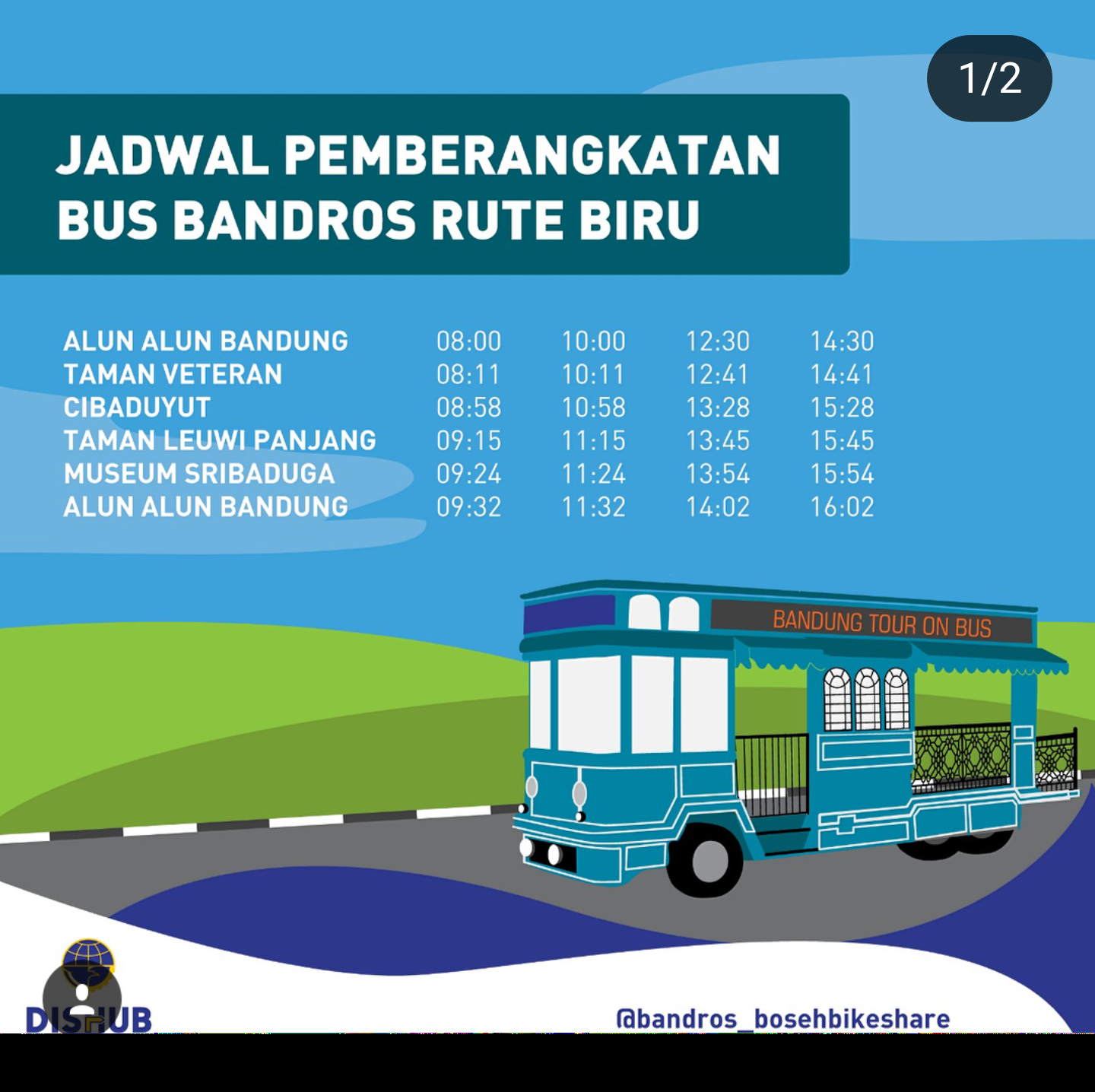 Mau Naik Bandros? Ada 5 Rute Yang Bisa Kamu Pilih Lho