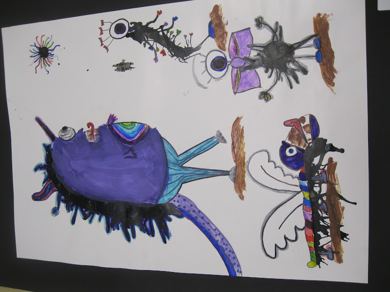 The Art Room at The Falcon Academy of Creative Arts: 4th grade art