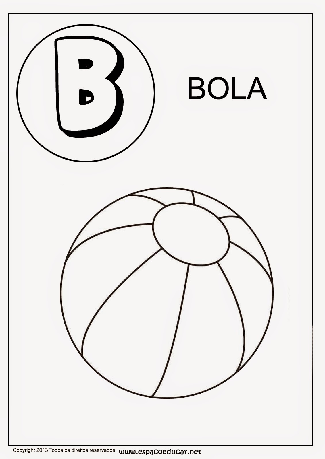 Alfabeto de colorir - Alfabeto para colorir, pintar, imprimir ou fazer ...