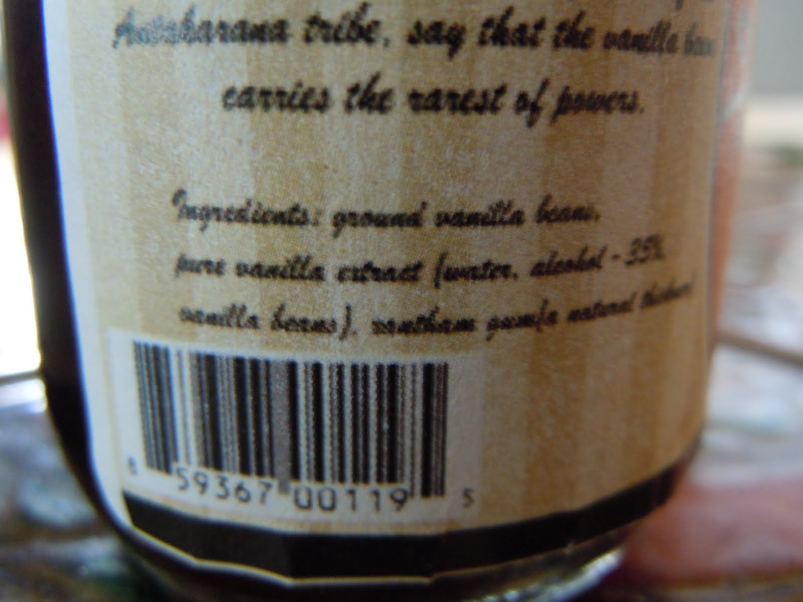 Paloma Mexican Haute Cuisine: INGREDIENTS: VANILLA AND VINDICATION