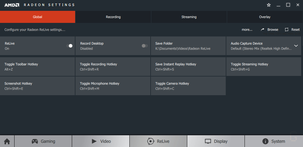 The Game Tips And More Blog: TestRun: Game Recording with Radeon ReLive ...