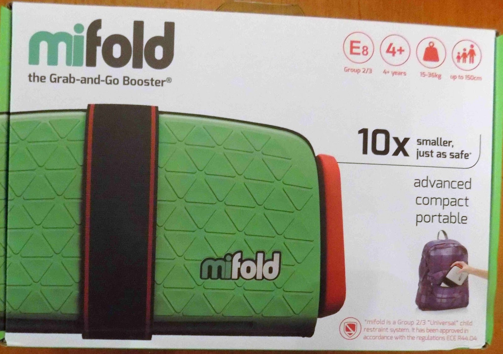Madhouse Family Reviews: mifold - the Grab-and-Go Booster® seat review