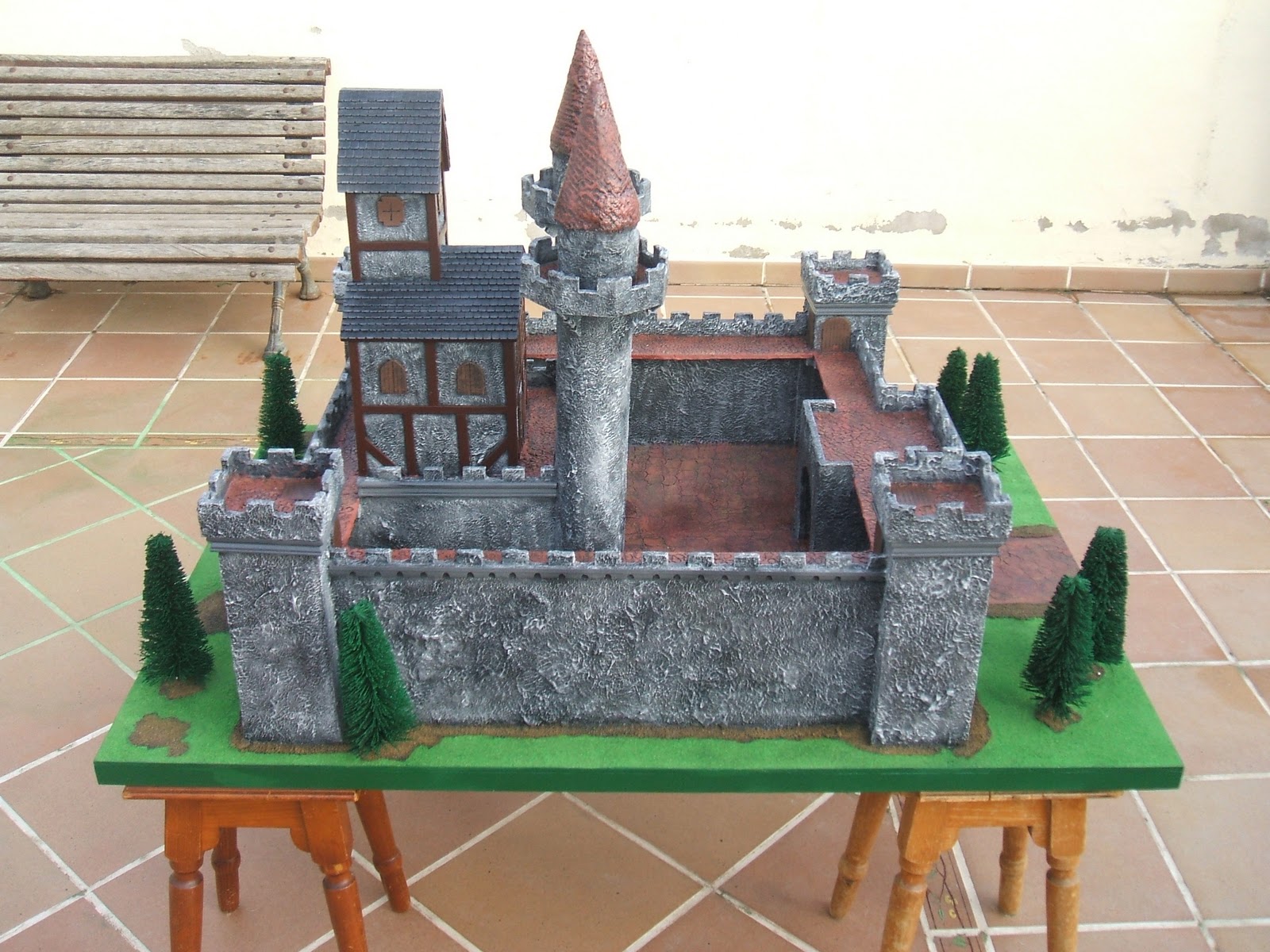 El pincel de Dami: Castillo medieval