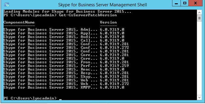 SFB Server 2019 Hotfix 1 released. - ThomasJuhlOlesen.dk