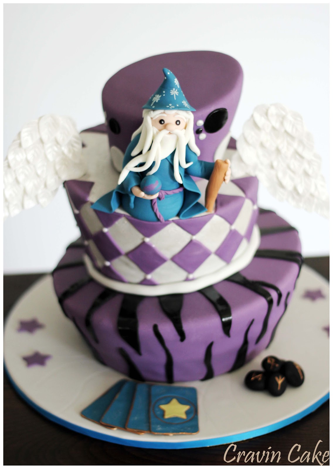 Cravin Cake: Magical Wizard Mad Hatter Cake