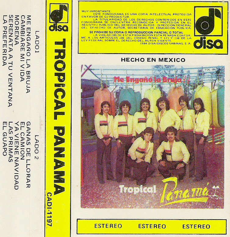 EL RECUERDO DE LA MUSICA GRUPERA: TROPICAL PANAMA - ME ENGAÑO LA BRUJA