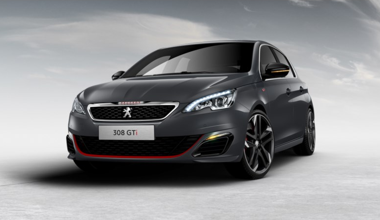 Peugeot 308 2 GTi (2015 à 2017) - Couleurs et code peinture