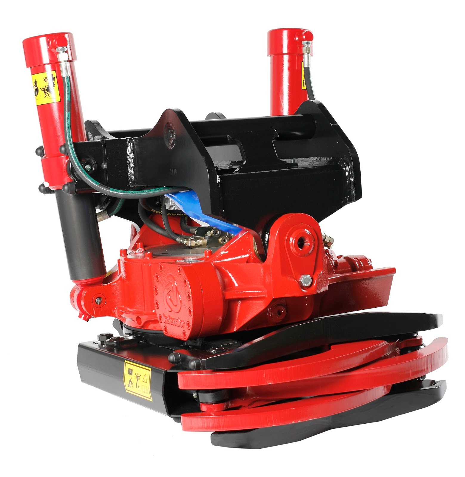 Maarakennus koneita.: Rototilt system...