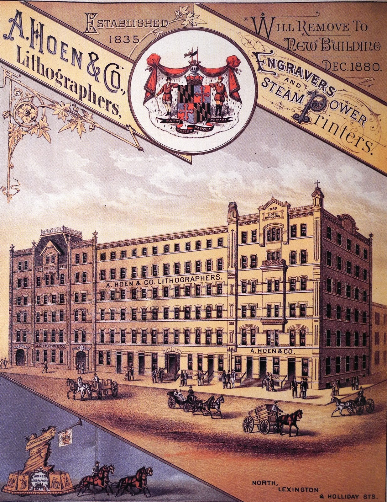 Baltimore History Bits: The A. Hoen & Company Lithography Plant: The ...