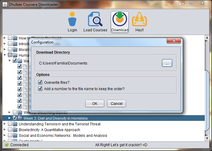 Dhulkee Coursera Downloader