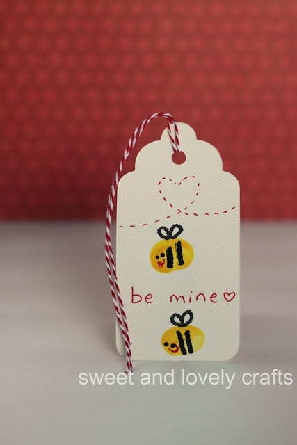 sweet and lovely crafts: bee mine Valentine