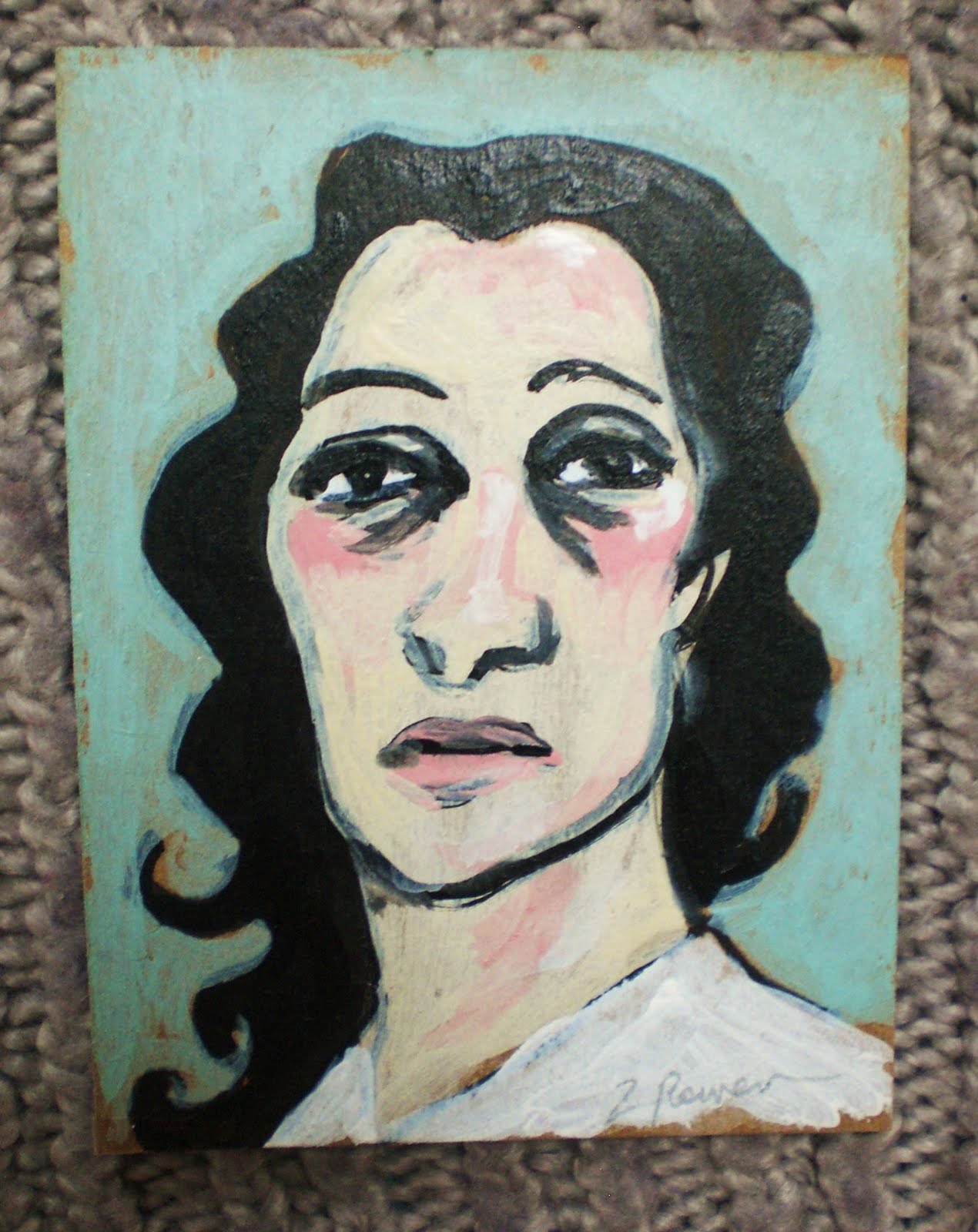 Warrior Girl- Rowena Murillo: Tumbled, Four Self Portraits