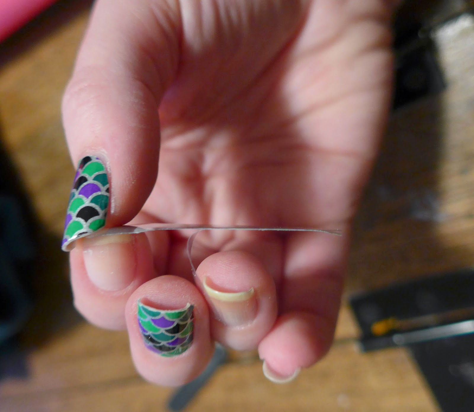 Manicure Monday - Scratch "Dragons Den" Nail Wraps | See the World in PINK
