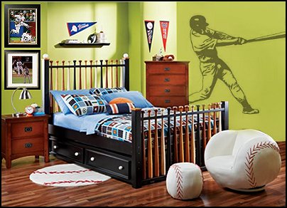 Decorating theme bedrooms - Maries Manor: baseball bedroom ideas ...