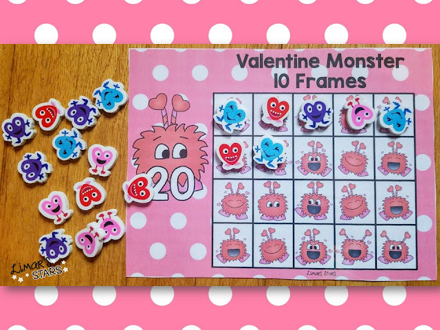 Valentine Monster | Mrs. Limar's Stars!