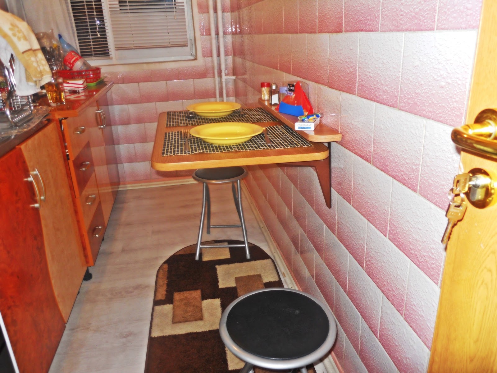 Masa plianta rabatabila pentru bucatarie: Masa rabatabila din stejar ...