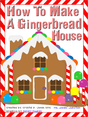 Ms. Jones' Junction: Winter Break...Gingerbread Houses..and a FREEBIE