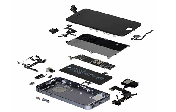 iPhone SE Exploded View : iPhone SE as an amalgam of iPhone 5s, iPhone ...