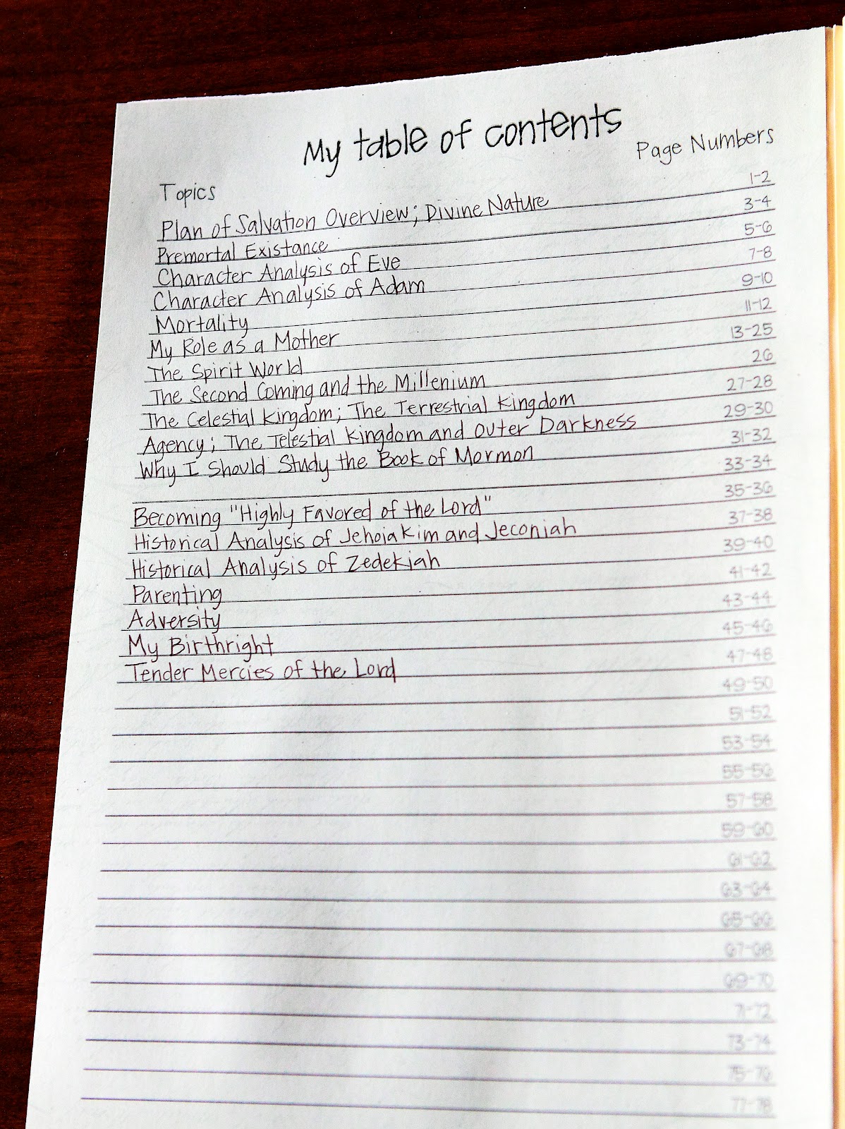 One of a Kind: Scripture Journal Tutorial: Part 2- Studying By Chapters