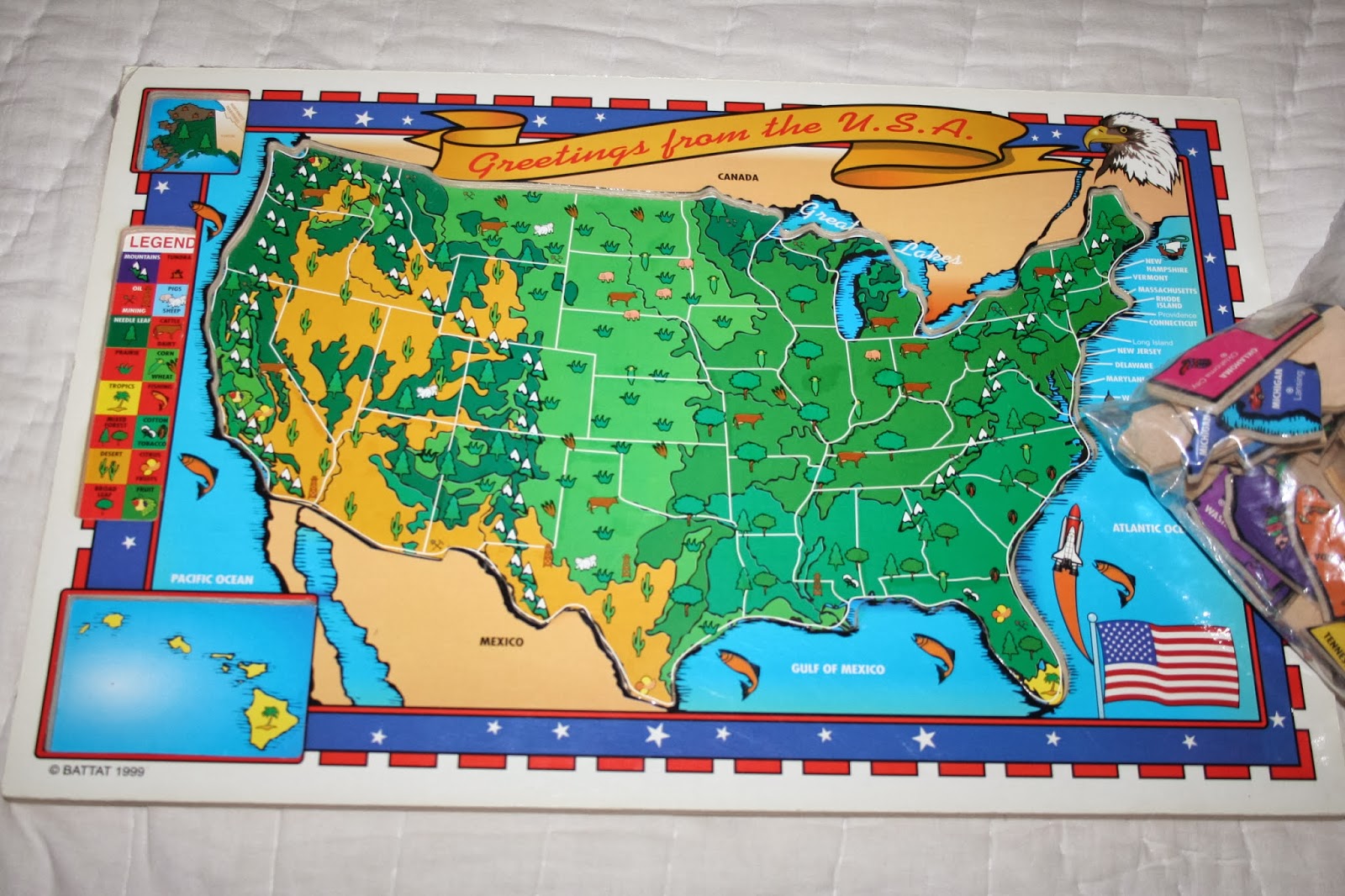 NOVA Frugal Family: Kid Geography: Scrambled States of America and ...