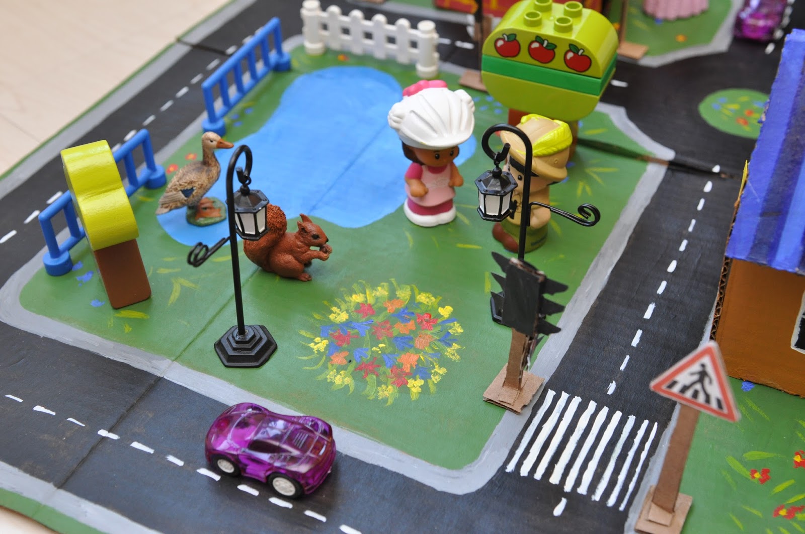 Creative Projects for Kids: Cardboard Town