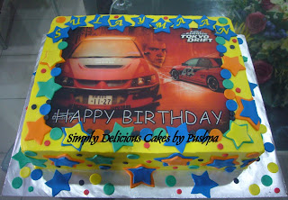 SIMPLY DELICIOUS CAKES: Fast & Furious Birthday Cake
