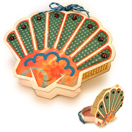 Needles 'n' Knowledge: Clam Shell 3d Gift Box