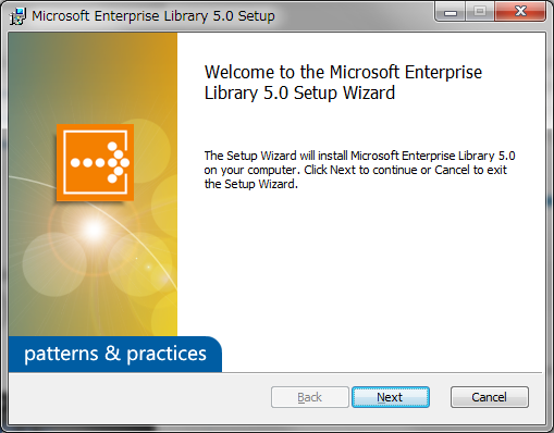 sinakuの備忘録: Microsoft Enterprise Library 5.0のインストール