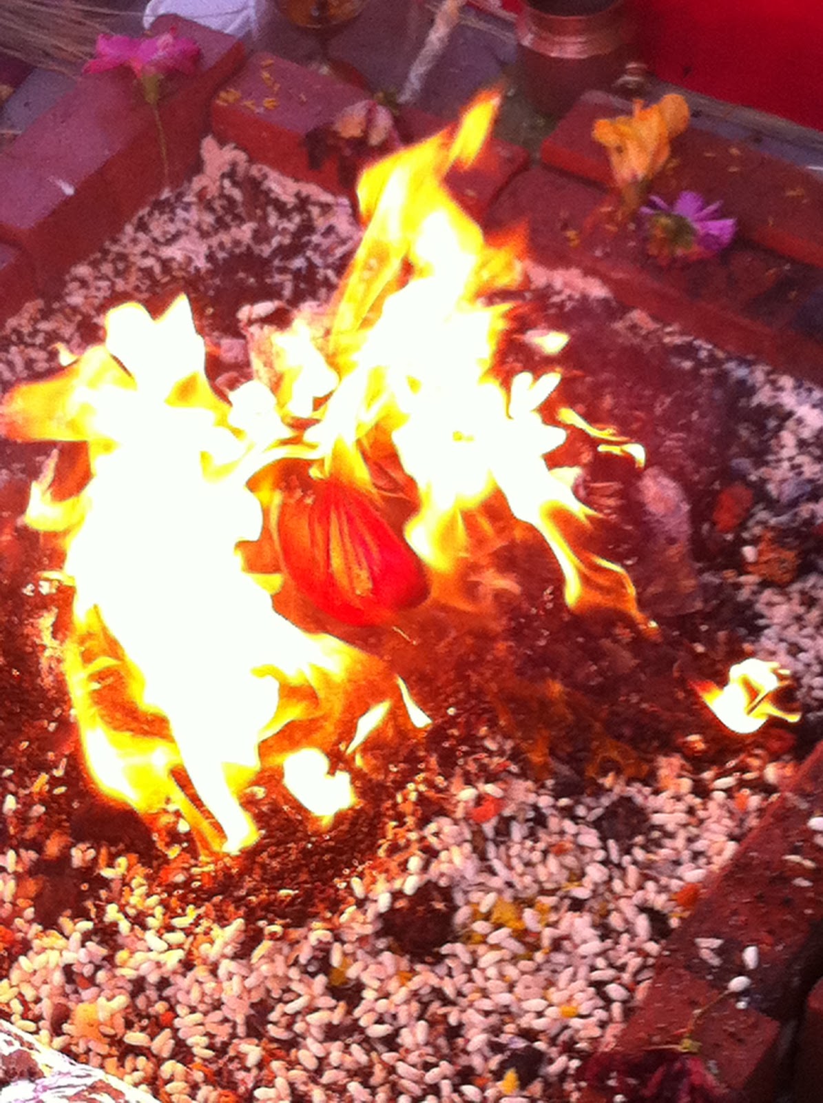 Navagraha Shani Temple Fort Myers, Florida: Lord Agni- the Fire God