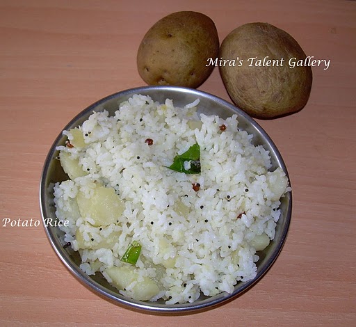 Mira's Talent Gallery @ My Hobby Lounge: Potato Rice / Aloo Rice