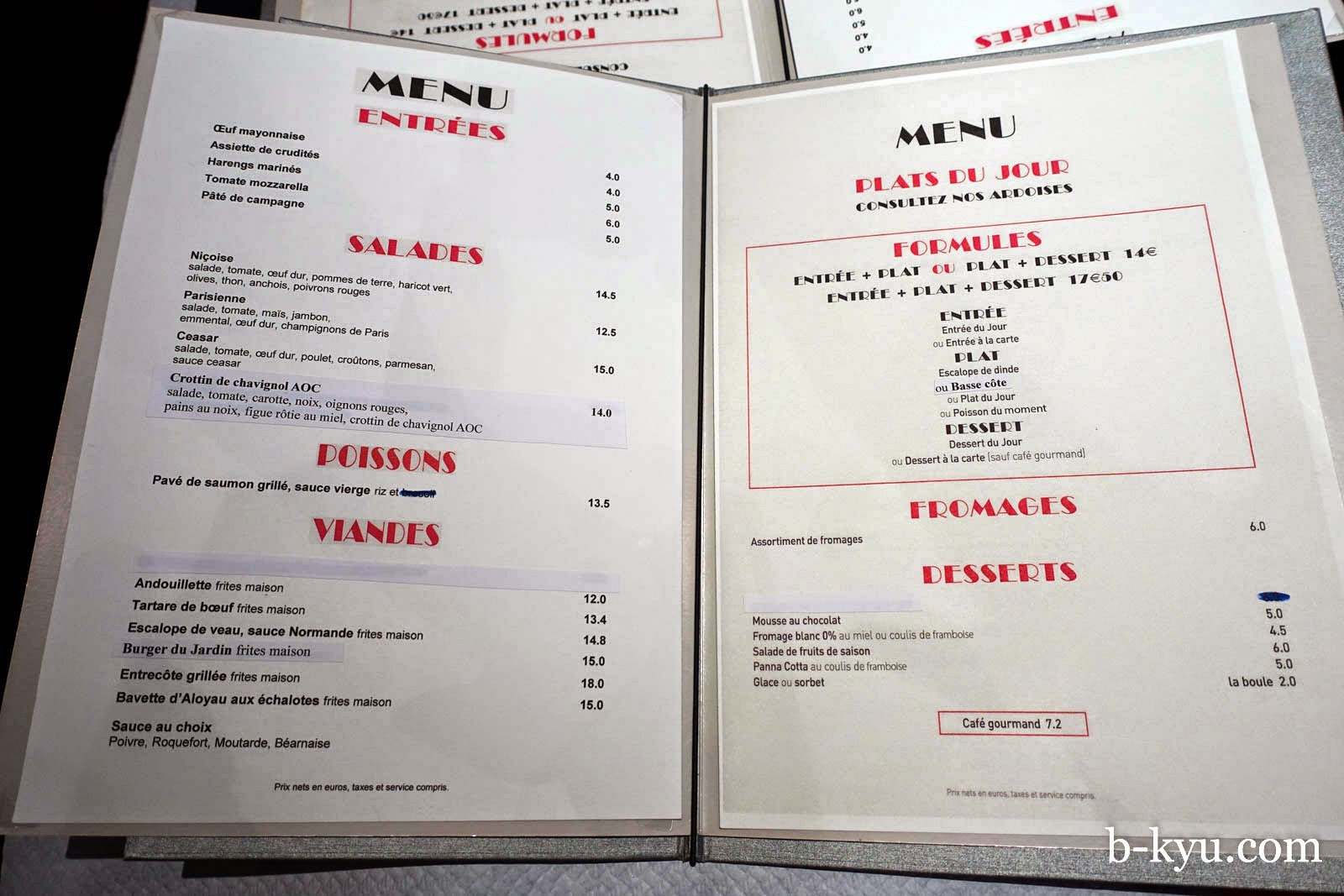 B-Kyu: Paris ~ Bistros Bistrots Cafes Tabacs and Brasseries